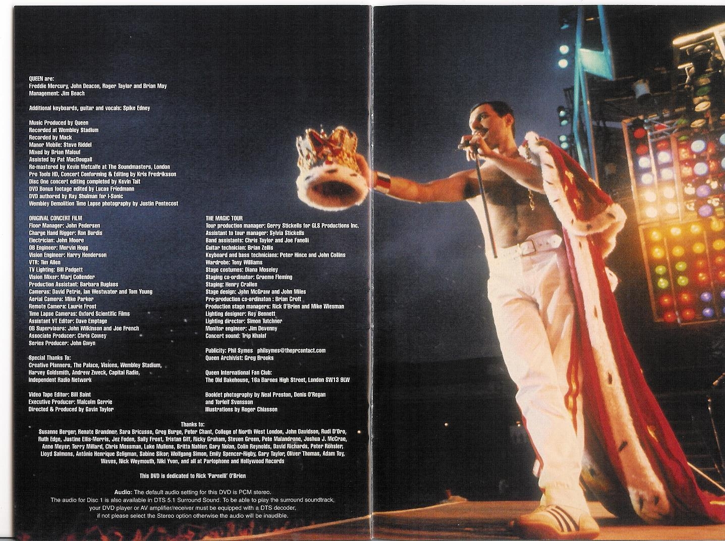 Queen Live at Wembley Stadium : Inlay 10 | DVD Covers | Cover Century ...